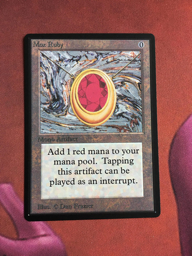 Mox Ruby Beta mtg proxy magic the gathering proxies cards gp fnm ...