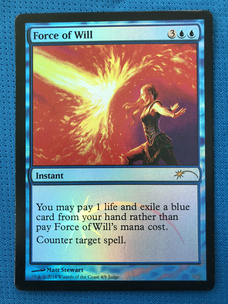 Force of Will Judge Gift Program mtg proxy magic the gathering proxies ...