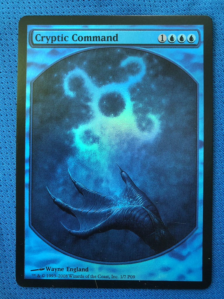 Cryptic Command Magic Player Rewards 2009 mtg proxy magic the gathering ...