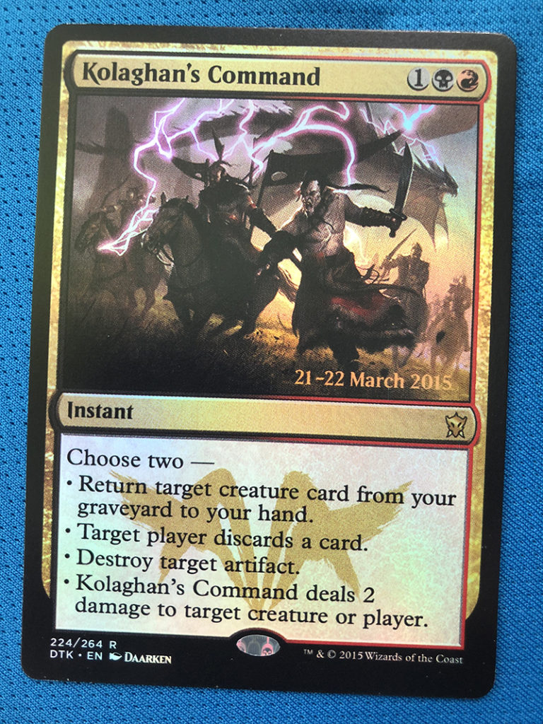 Kolaghan’s Command Dragons of Tarkir Promos mtg proxy magic the ...