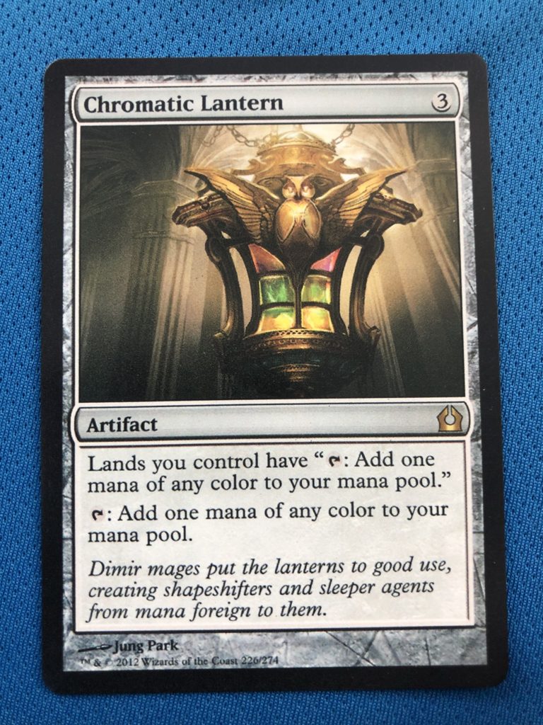 Chromatic Lantern RTR (Return to Ravnica) mtg proxy magic the gathering ...