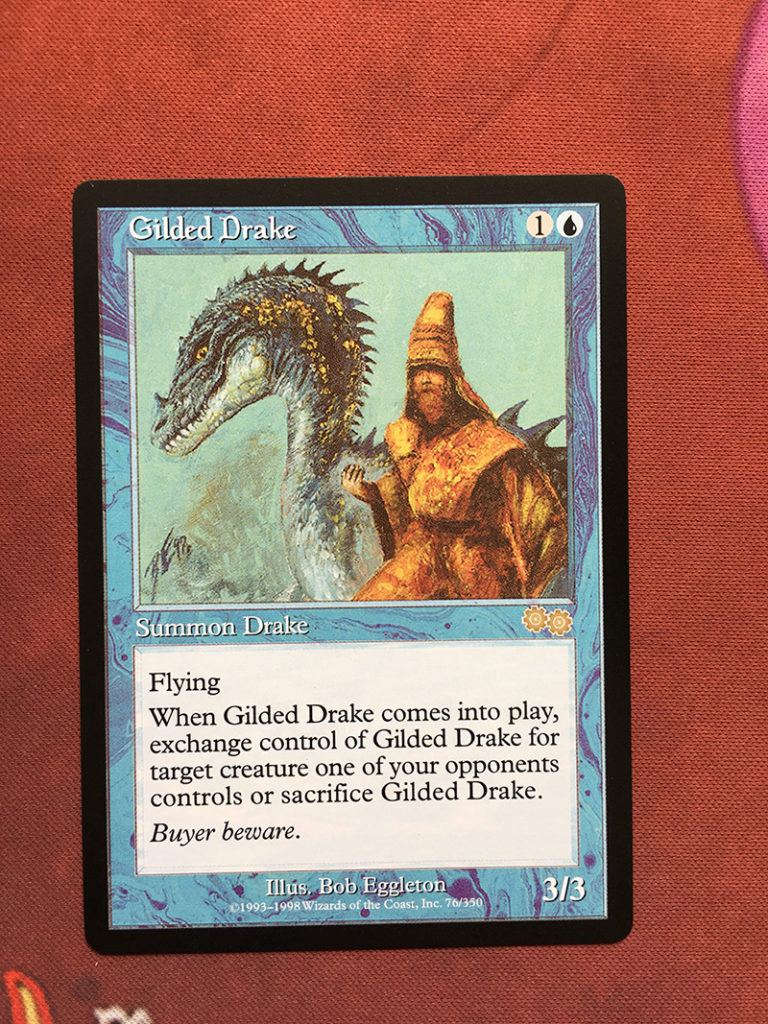 Gilded Drake US Urza’s Saga USG mtg proxy magic the gathering proxies ...