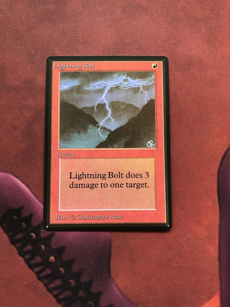 Lightning Bolt B Limited Edition Beta (LEB) mtg proxy magic the gathering proxies cards gp fnm ...