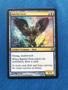 Baleful Strix C13 (Commander 2013 mtg proxy MTG magic the gathering ...