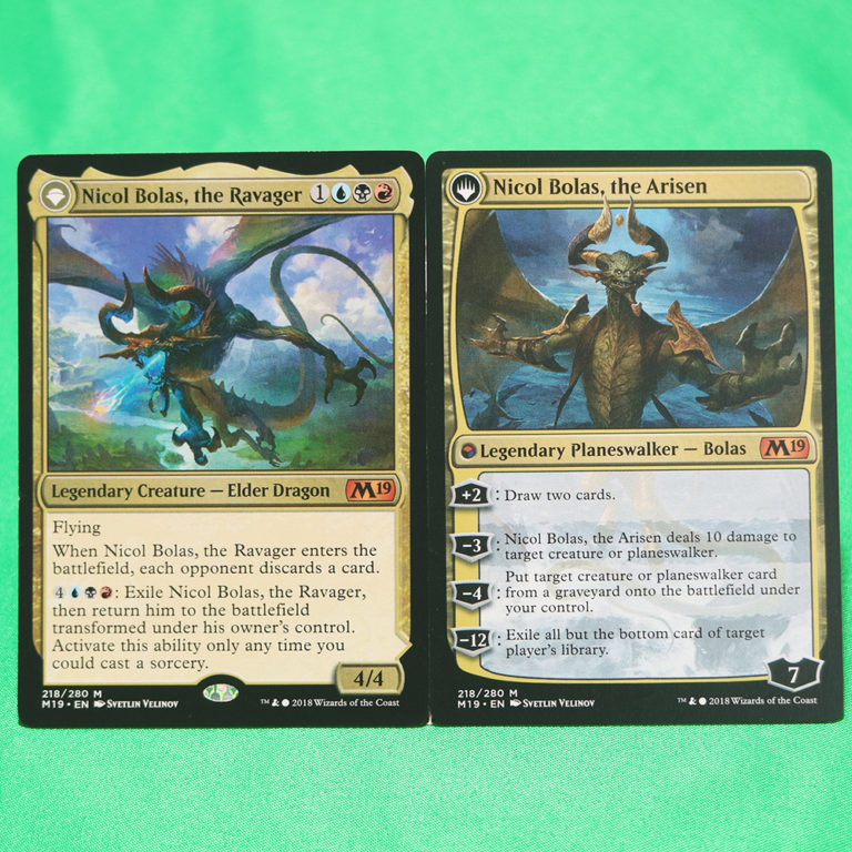 Nicol Bolas, the Ravager & Nicol Bolas, the Arisen Core Set 2019 (M19 ...