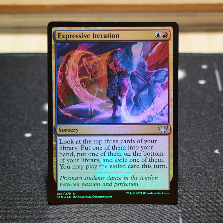 Expressive Iteration Strixhaven: School of Mages (STX) foil mtg proxy ...