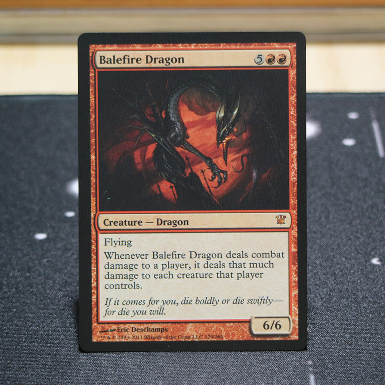 Balefire Dragon Innistrad mtg proxy magic the gathering proxies cards ...