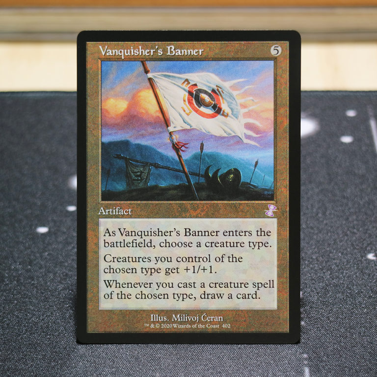 Vanquisher’s Banner Time Spiral Remastered (TSR) mtg proxy magic the ...