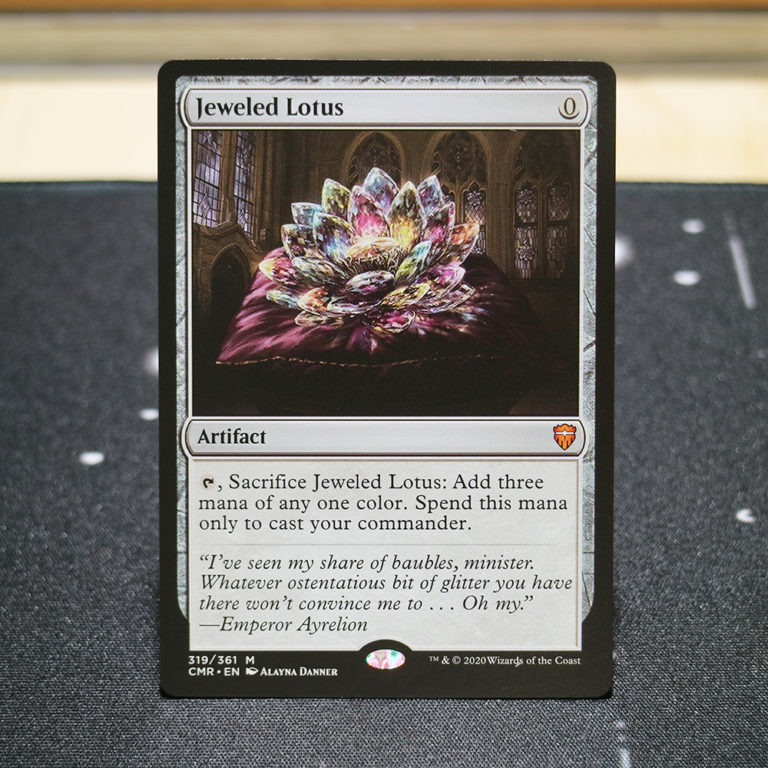 Jeweled Lotus Commander Legends (CMR) mtg proxy magic the gathering ...