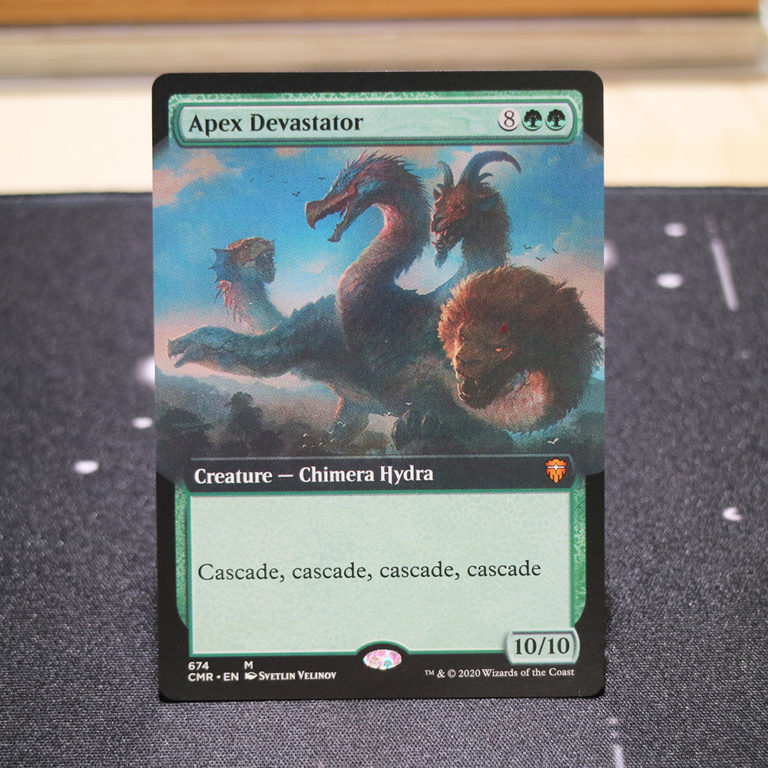 Apex Devastator extended art Commander Legends (CMR) mtg proxy magic ...