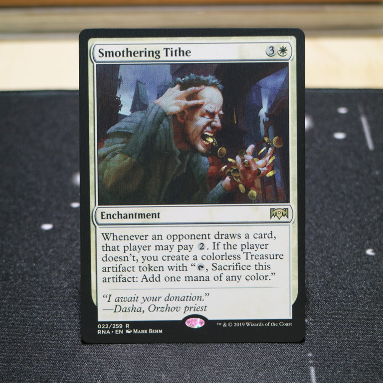 Smothering Tithe Ravnica Allegiance (RNA) mtg proxy magic the gathering proxies cards gp fnm ...