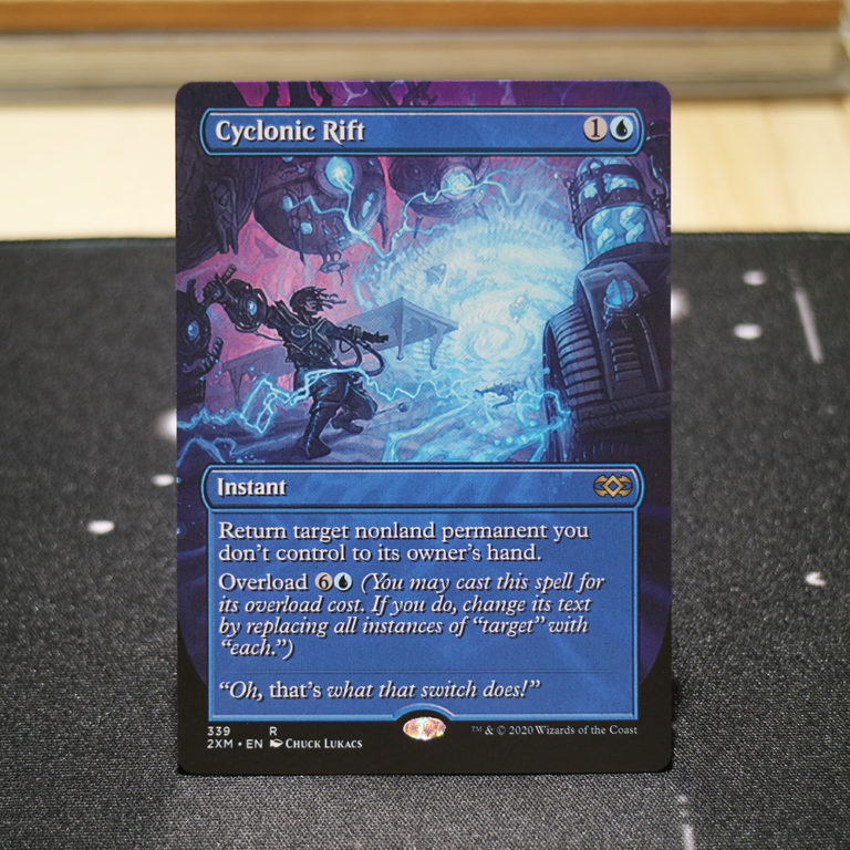Cyclonic Rift Extended Art 2XM Double Masters mtg proxy magic the ...