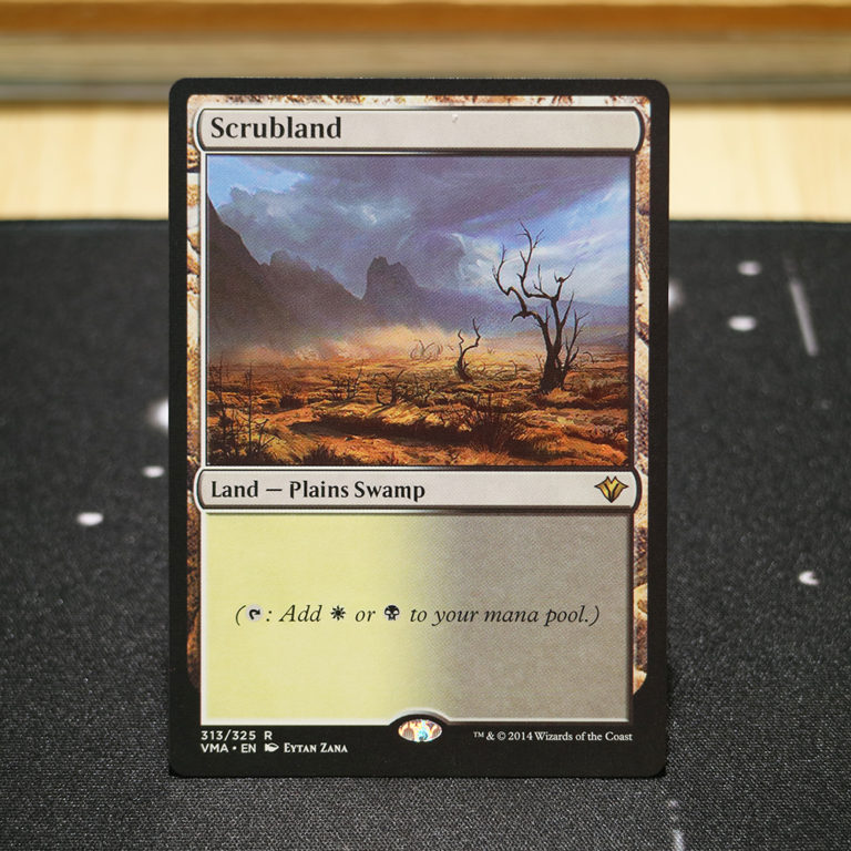Scrubland Vintage Masters mtg proxy magic the gathering proxies cards ...