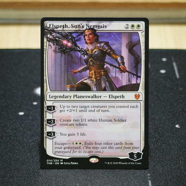 Elspeth, Sun’s Nemesis THB Theros beyond death mtg proxy magic the ...