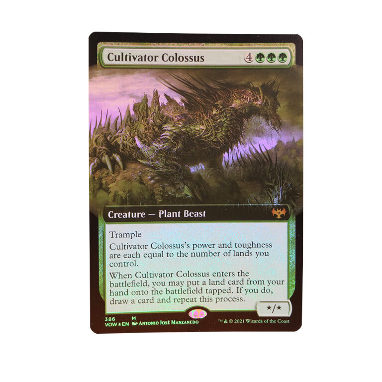 Cultivator Colossus extend art Innistrad: Crimson Vow (VOW) foil mtg ...