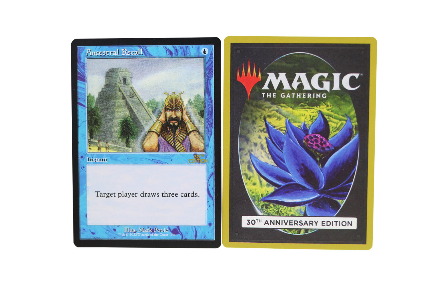 Ancestral Recall #344 30th Anniversary Edition (30A) mtg proxy magic ...