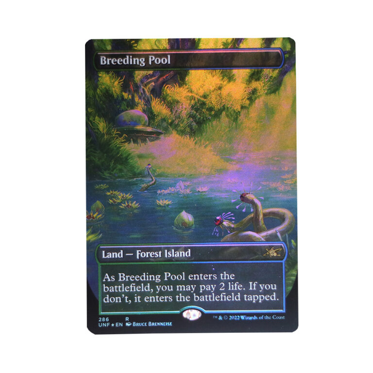 Breeding Pool #286 Unfinity (UNF) foil mtg proxy magic the gathering ...