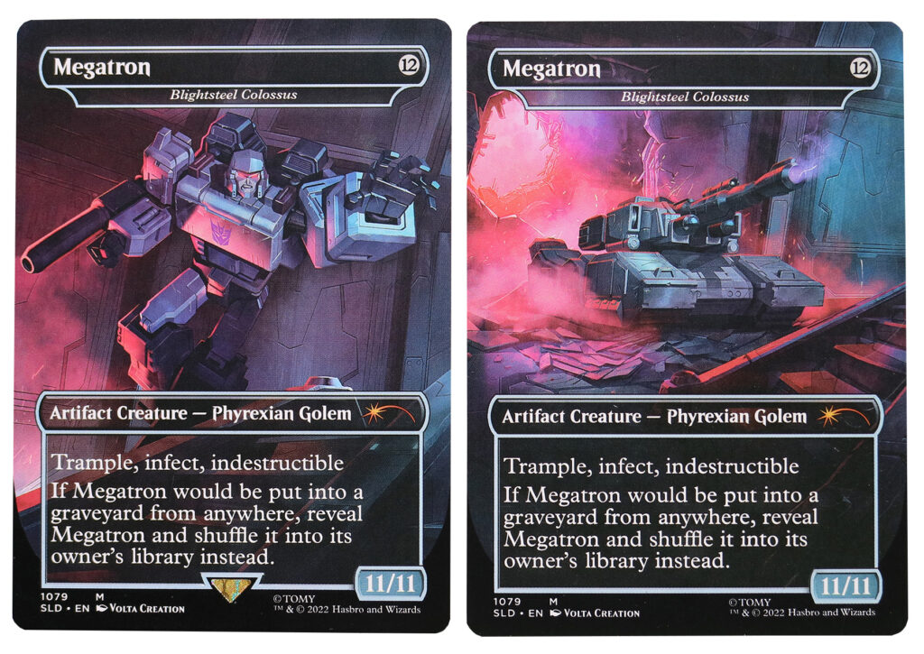 Megatron (Blightsteel colossus) Secret Lair Drop (SLD) mtg proxy magic ...