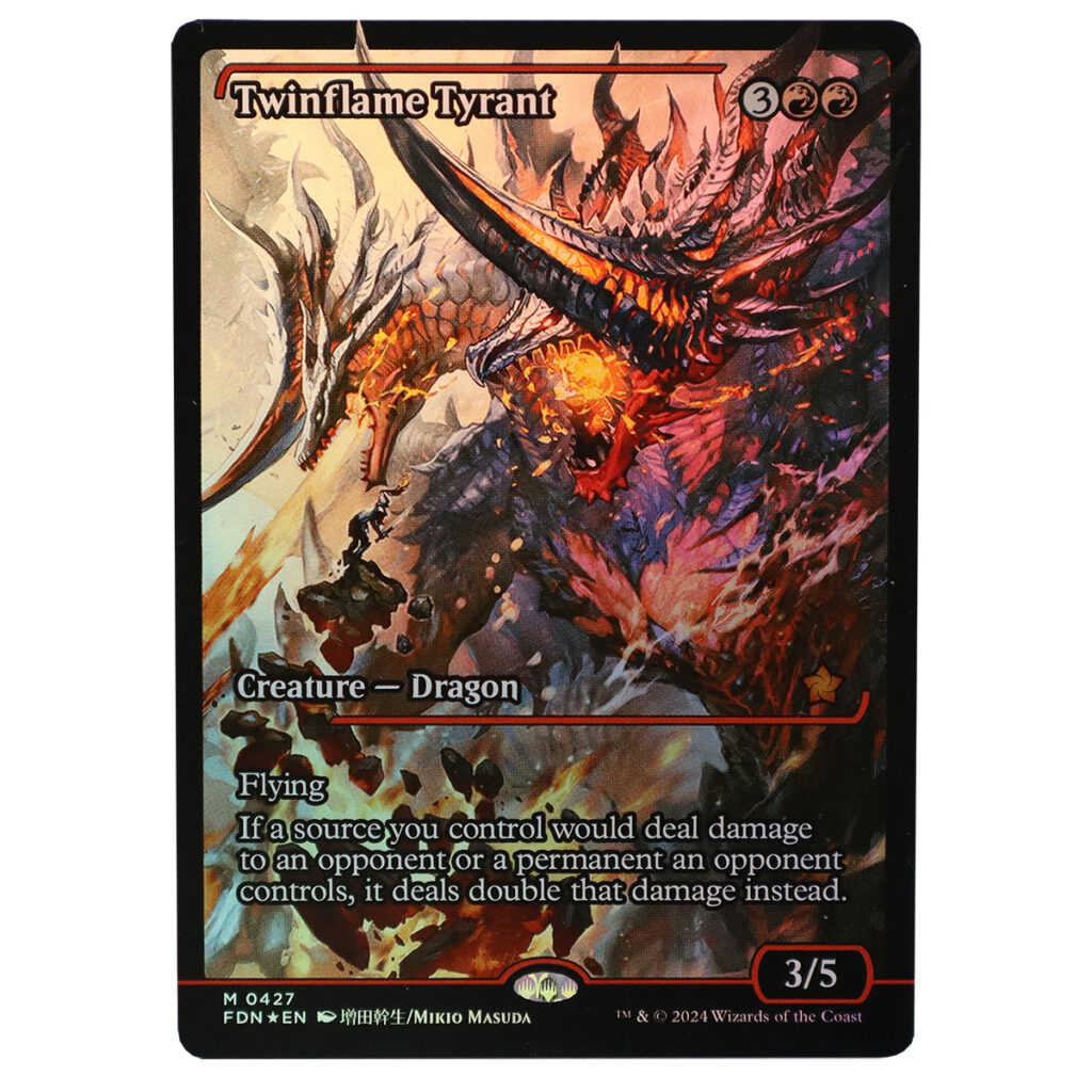 Twinflame Tyrant #427 FDN foil – mtg proxy cards from $2.9, free shipping worldwide, magic the ...