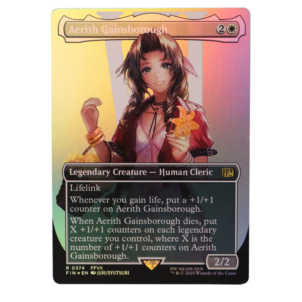 Aerith Gainsborough #374 FIN foil – mtg proxy cards from $2.9, free ...
