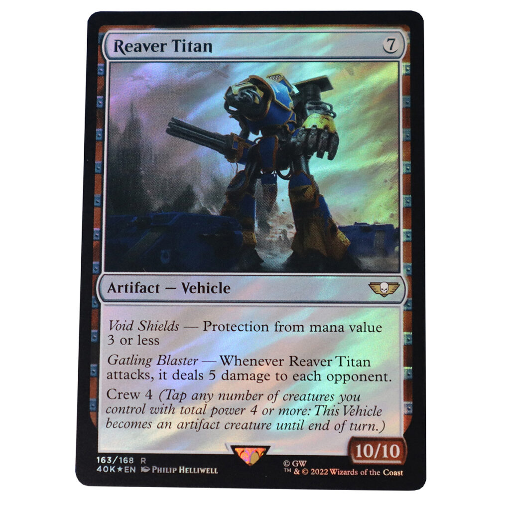 Reaver Titan #163 40K surgefoil – mtg proxy cards from $2.9, free ...
